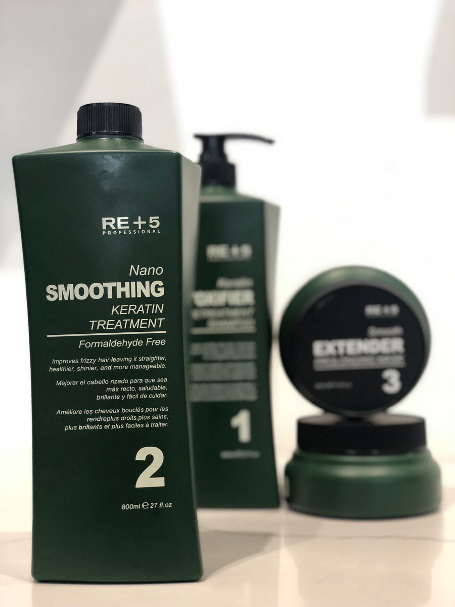 RE+5 Nano Keratin NANO SMOOTHING KERATIN TREATMENT formaldehyde free 8 – New Summit Colors ...