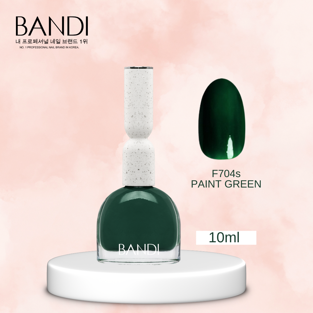 BANDI ULTRA NATURE REGULAR POLISH F704s PAINT GREEN 10ml – New Summit ...