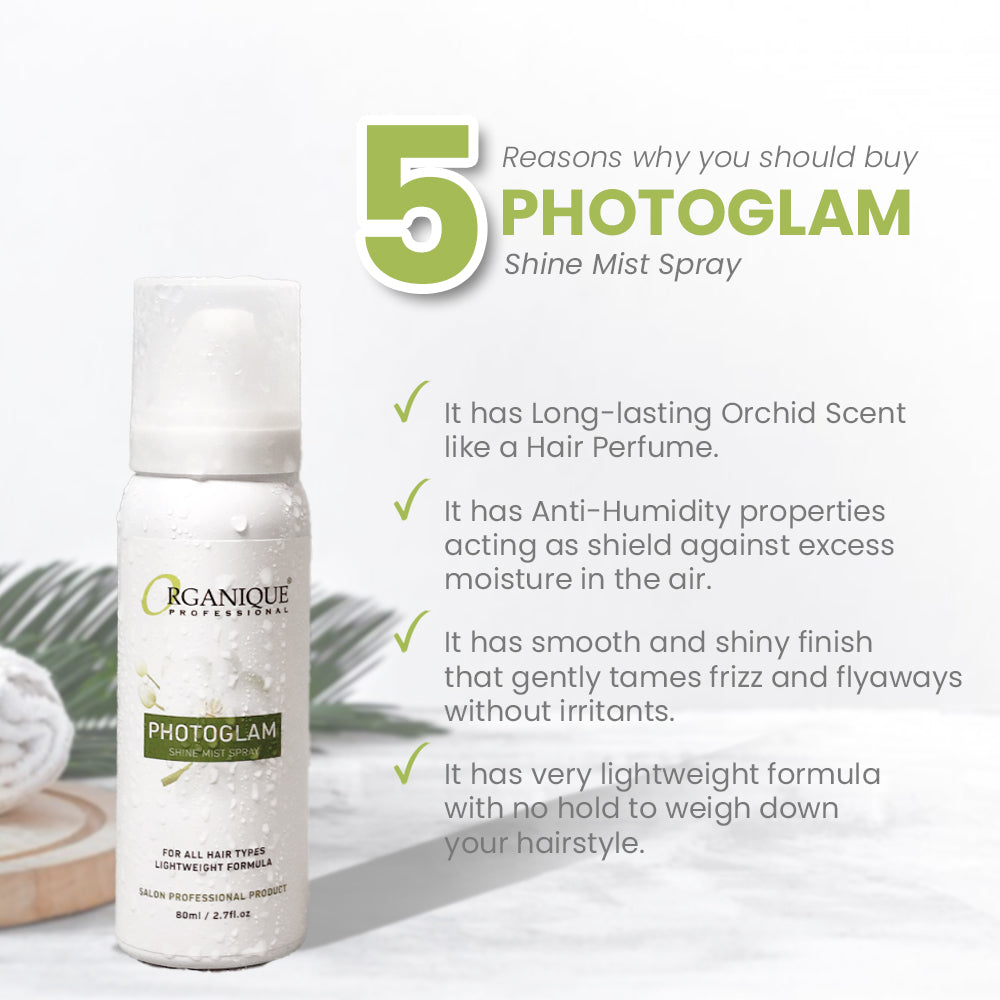 Organique Professional Photoglam Shine Mist Spray 80ml – New Summit ...