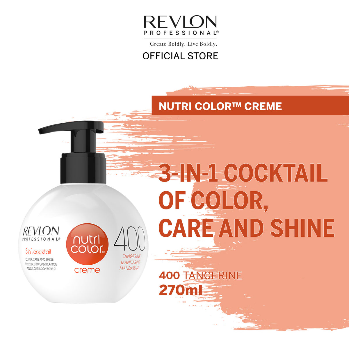 Revlon Professional Nutri Color Creme 400 Tangerine 270ml – New Summit ...